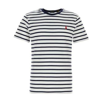 Polo Ralph Lauren Homme, Tops, Multicolore, Taille: S T-shirt ray&eacute; en coton