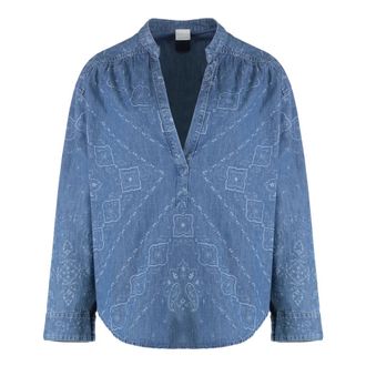 Pinko Bengasi Bluse - - Blouses & Shirts - Damen - Blau - XS