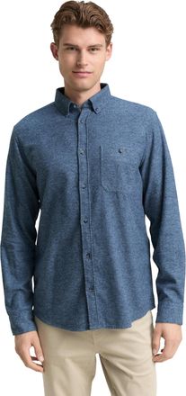 Tom Tailor Herren 1048429 Hemd, 38926-Light Blue Grindle Structure, XL