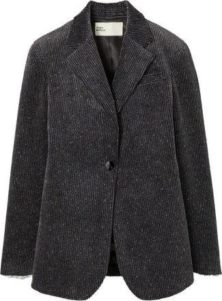 Tory Burch Femme, Vestes, Gris, Taille: 36 FR Giacca