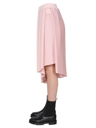 Givenchy Pliss&eacute; with Double Elasticated Belt Skirt - Beige