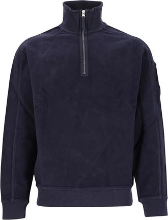 C.P. Company C.p. Company - SweaT-shirt &agrave; col polo - Homme - Sport - Bleu - Taille: XL