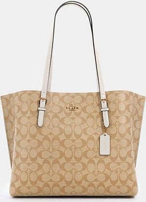 Coach Mollie Tote Aus Charakteristischem Canvas