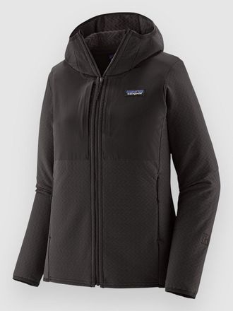 Patagonia R2 Crossstrata Hoody Veste noir