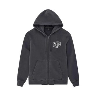 Deus Shield Gd Zip Hoodie - - Sweatshirts & Hoodies - Herren - Schwarzk - 2XL