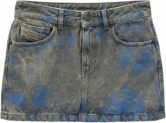 Diesel Jeans-Minikleid mit Bleich-Effekt - - Skirts - Damen - Grau - W25
