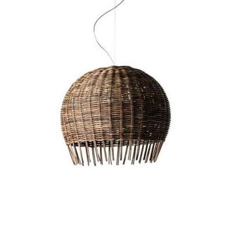 Gervasoni Suspension Croco - Beige - Rotin tressé - Designer Paola Navone