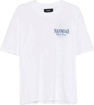 Nahmias Homme, Tops, Blanc, Taille: XL T-shirt Y10-T23N2 100