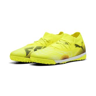 Puma Unisex Future 8 Match TT Fussballschuh, Yellow ALERT Black-Sun Struck, 46.5 EU