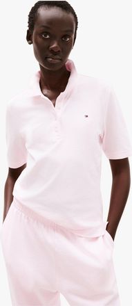 Tommy Hilfiger Polo droit en coton m&eacute;lang&eacute;