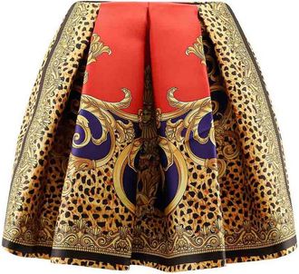 Versace Jupe Midi - Or