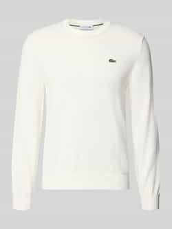 Lacoste Regular Fit Strickpullover aus Baumwoll-Mix