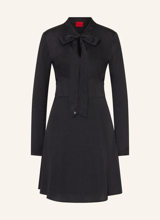 HUGO BOSS Hugo Schluppenkleid Kinge schwarz