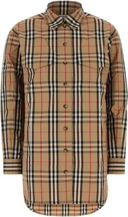 Burberry Femme, Blouses et Chemises, Multicolore, Taille: 32 FR Embroidered Cotton Shirt