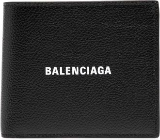 Balenciaga portefeuille Cash &agrave; logo imprim&eacute; - Noir