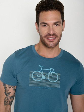 Greenbomb T-Shirt Guide Bike Bars Motiv Fahrrad (1-tlg., 1) klassischer Schnitt, tailliert, Rundhalsausschnitt, Bio-Baumwolle