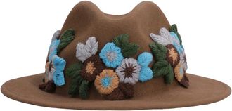 Tu Liz&eacute; Filzhut Fedora - - Accessories - Damen - Braun - XS/S