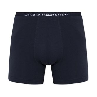 Emporio Armani Baumwoll-Boxershorts mit Logo - - Underwear - Herren - Blau - L