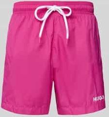 HUGO BOSS Badeshorts mit Label-Print Modell HAITI