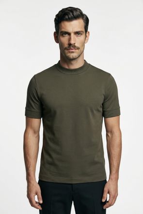 Joop Rundhalsshirt JOOP JEANS Cedric, Herren, Gr. 3XL, gr&uuml;n (dunkelgr&uuml;n), Single Jersey, Obermaterial: 95% Baumwolle, 5% Elasthan, clean, unifarben, regula