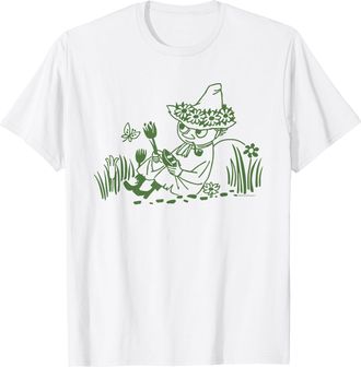Moomin Mumin Snufkin Relaxing In Nature T-Shirt