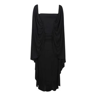 Alaia Bustier Jersey Fluid Dress - - Dresses - Damen - Schwarzk - S