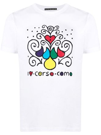 10 Corso Como t-shirt à imprimé graphique - Blanc