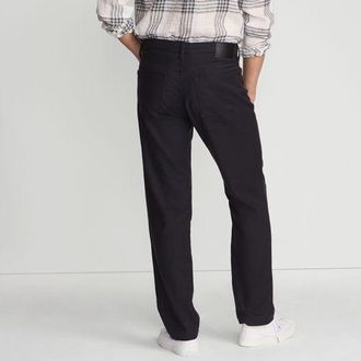 Lands End Knit Denim Jeans, Classic Fit, Herren, Gr&ouml;&szlig;e:52 71 regular, Schwarz, Baumwoll-Mischung/Polyester-Mischung, by Lands End