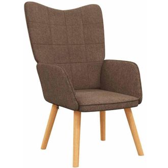 vidaXL Relaxsessel Braun Stoff vidaXL
