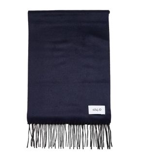 D4.0 Logo-Patch Schal - - Accessories - Herren - Blau - ONE SIZE