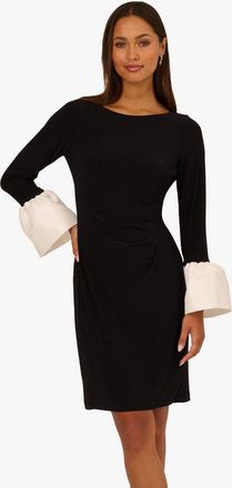 Adrianna Papell Abendkleid Short Dress with Cuff Detail Cocktailkleid mit auff&auml;lligen &Auml;rmeln