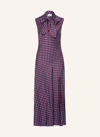 Claudie Pierlot Claudie Pierlot Schluppenkleid Aus Satin Mit Spitze rot