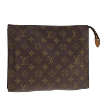 Louis Vuitton unisex, Pre-owned, Brun, Taille: ONE Size Pochette en toile Pre-owned