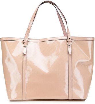 Gucci Shopper - Microguccissima Patent Nice Tote - Gr. unisize - in Braun - f&uuml;r Damen