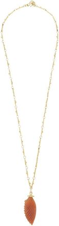 Ulla Johnson Femme, Accessoires, Orange, Taille: ONE Size Large Wing Charm Necklace
