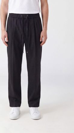 Dolce & Gabbana Baumwollhose mit elastischem Kordelzugbund