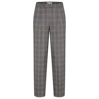 Bugatti Femme, Pantalons, Multicolore, Taille: 38 FR Pantalon Pliss&eacute; &agrave; Carreaux