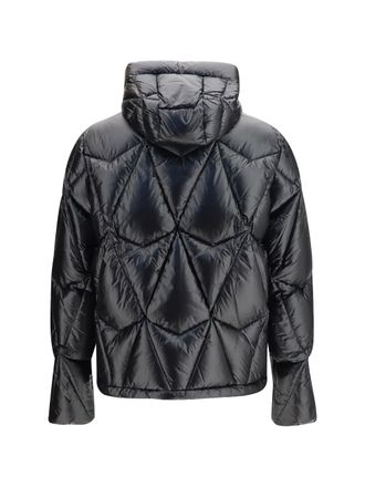 Moose Knuckles Mens Quilted Iceberg Puffer Jacket Black Down Coat