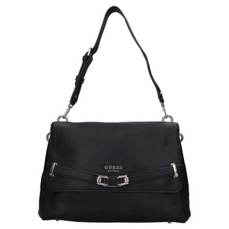 Guess Silvye Umh&auml;ngetasche mit &Uuml;berschlag - - Bags - Damen - Schwarzk - ONE SIZE