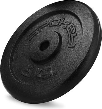 Spokey Spokey Sinis Hantelscheibe aus Gusseisen Einheitsgröße Schwarz