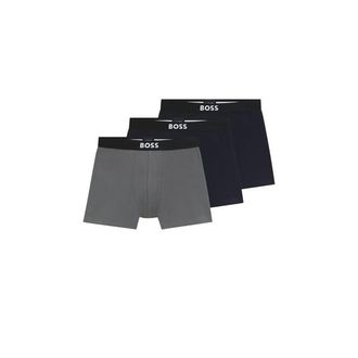 HUGO BOSS Lot de 3 boxers en coton m&eacute;lang&eacute;