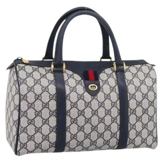 Gucci Pre-owned Vintage Boston Bag - Femme - Pre-owned - Bleu - Taille: ONE Size