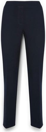 Elena Miro Femme, Pantalons, Bleu, Taille: 46 FR Pantalon &agrave; enfiler en maille milanaise