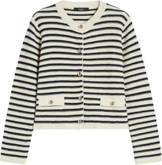 Max Mara Femme, Pulls, Bleu, Taille: 38 FR Cardigans