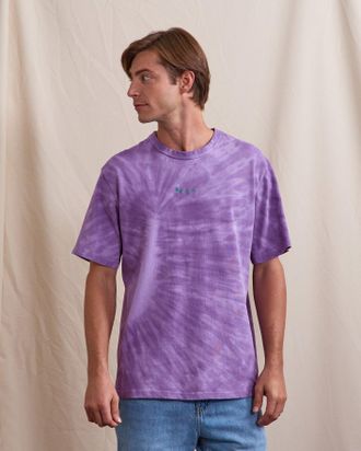 Faguo T-shirt tye and dye violet