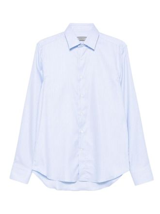 Canali Hemd mit Nadelstreifen - Blau