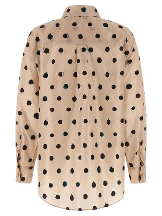 Fendi Womens Multicolor Silk Blouse