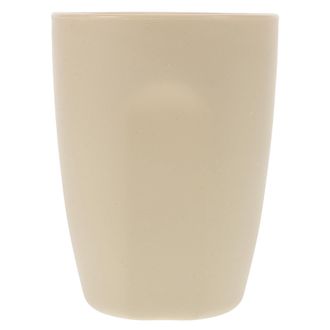 BESPORTBLE Luxshiny Toilettenbecher aus Kunststoff Runde Zahnb&uuml;rstentasse Stabiler Mehrzweck zahnputzbecher f&uuml;r Beige Minimalistisches Design f&uuml;r Bad und Reise W