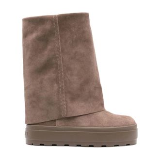 Casadei Femme, Chaussures, Beige, Taille: 37 EU Bottines Renna