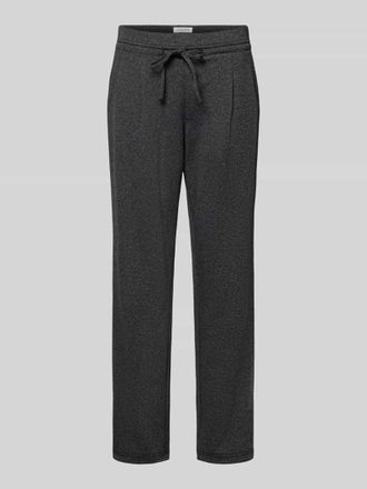 Christian Berg Jogpants in Two-Tone-Machart mit Tunnelzug
